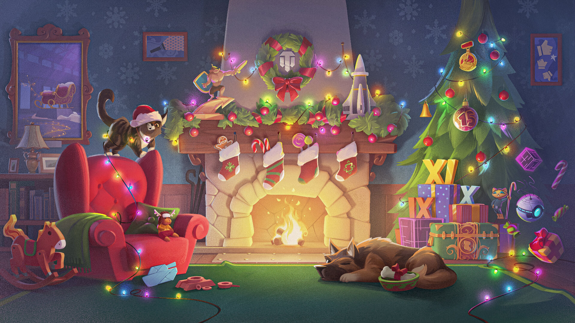 Advent Calendar 2025 Wallpaper