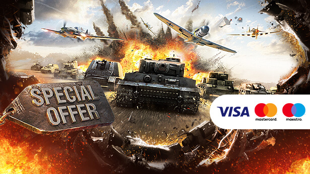 More Gold with your Bank Card | Specials | World of Tanks