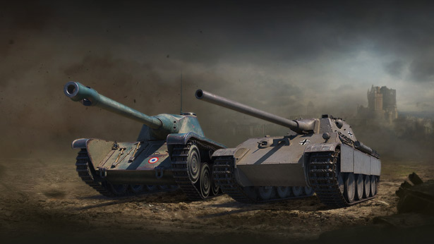 Tier VIII of the Week: AMX CDC + Panther mit 8,8 cm L/71 | Archive ...